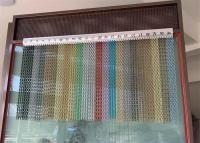 China Decorative Aluminum Double Hook Metal Mesh Curtain For Ceiling/Railing /Overlay Surfaces/Sunshades/Cabinet for sale