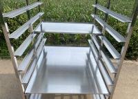 China Heavy Duty 304 Stainless Steel Rack Trolley With 300kg Load Capacity for sale