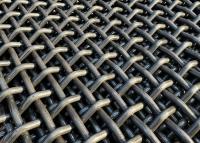China Heavy Duty Carbon Mild Steel  45#  65mn Viberating Mine Sieving Crimped Wire Sand Quarry Stone Rock Mining Screen Mesh for sale