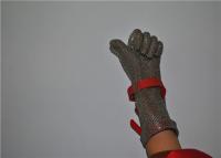 China Stainless Steel Mesh Safety Gloves , Kitchen Safety Meat Slicer Gloves for sale