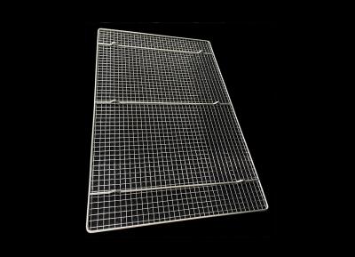 China 316 304 Stainless Steel Food Plate Bakery Cooling Drying Oven Kitchen Tray Wire Rack For Meat Beef Jerky Bread for sale