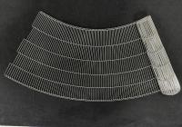 China 304 316 Stainless Steel Wire Food Pizza Oven Rod Ladder Chocolate Enrobing Chain Link Conveyor Belt for sale