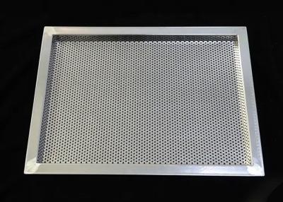 China Customized Size Stainless Steel 304 316 Metal Perforated Trays For Drying Cooling Freezing for sale