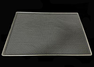 China Food Grade 18x26 Inches Stainless Steel 316 Metal Welded Perforated Drying Trays For Herb for sale