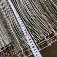 China Professional 304 Stainless Steel Spiral Wire Mesh Chain Driven Conveyor Belt For Food Freezer Drying Industries for sale