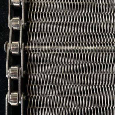 China High Bearing Capacity 50-2000kg/m2 Wire Mesh Conveyor Belt Balanced Weave Structure For Heavy Loads for sale