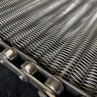 China High Bearing Capacity 50-2000kg/m2 Wire Mesh Conveyor Belt Balanced Weave Structure For Heavy Loads for sale