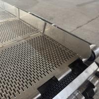 China Heat Resistant Food Stainless Steel Perforated Conveyor Belt For Tunnel Oven for sale