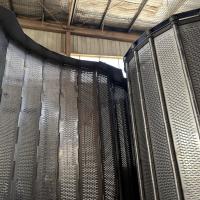 China Heat Resistant Food Stainless Steel Perforated Conveyor Belt For Tunnel Oven for sale