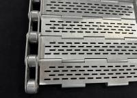 China Perforated Plate Link Conveyor Belt With Side Plate / Guard for sale