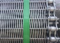China Customized Stainless Steel Wire Mesh Conveyor Belt With Chain SGS Listed for sale