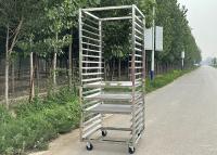 China Food Grade 201 304 316 Stainless Steel Tray Rack Trolley Bread Cooling Trolley for sale