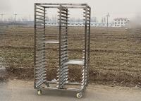 China Bread Bakery Stainless Steel Cooling Rack Trolley For Rotary Oven for sale