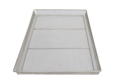 China 18x26 Inches Stainless Steel Oven Wire Mesh Tray Bread Cooling Drying Dehydrator Trays for sale