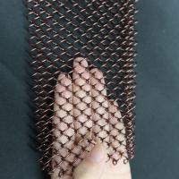 China Professional Light Weight Aluminum Metal Decor Wire Chain Mesh Curtain For Hotel Ceiling Decoration for sale