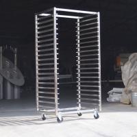 China Maximum Storage Capacity Stainless Steel Trolley With 16 Tiers Customizable L Blade Thickness for sale