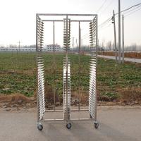 China Food Grade Long Service Time Polishing Stainless Steel Bakery Trolley For Bakery Production for sale