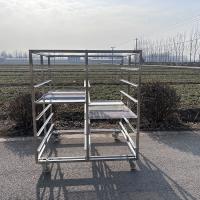 China Heavy Duty Stainless Steel Rack Trolley For Industrial With Brake And No Brake Common's 765 965 1300 1350 1475 1725 1750 for sale