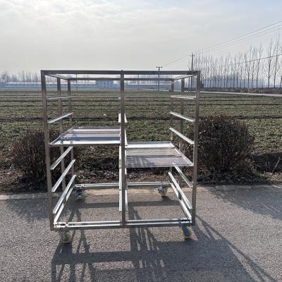 China Heavy Duty Stainless Steel Rack Trolley For Industrial With Brake And No Brake Common's 765 965 1300 1350 1475 1725 1750 for sale
