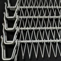 China IQF Tunnel Freezer Spiral Mesh Conveyor Belt for Cooling Towers for sale