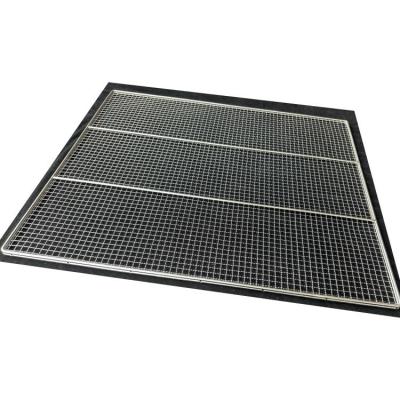 China Stainless Steel Welded Wire Mesh Baking Tray Metal Wire Cooling Rack Grid Baking Rack for sale
