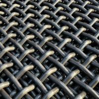 China Manganese Steel 65Mn Mine Vibrating Crimped Braided Screen Filter Mesh For Sand Gravel Stone Quarry Crusher for sale