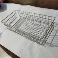 China Food Grade Stainless Steel Welded Wire Mesh Baskets For Storing Bread for sale