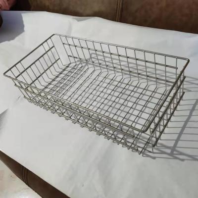 China Food Grade Stainless Steel Welded Wire Mesh Baskets For Storing Bread for sale