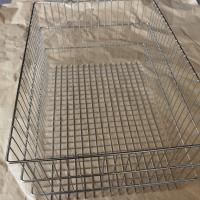 China 64x45x30 Cm Stainless Steel Welded Wire Mesh Bread Basket With 3mm Inner Wire Diameter And 35cm Width for sale