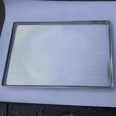 China Customized Metal Dehydrator Perforated Baking Tray Durable Stainless Steel For Baking Food for sale