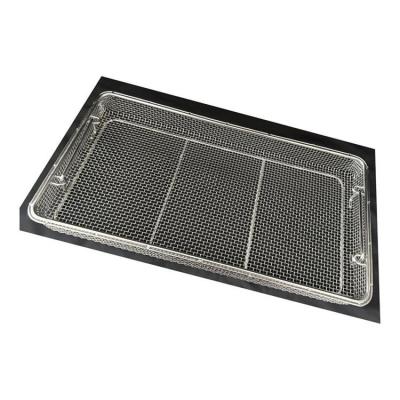 China Hot Sterilization Stainless Steel Mesh Basket 1mm Wire Diameter Stroage Solution For Surgical Instrument Sterilization for sale