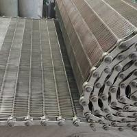 China Food Grade Stainless Steel Wire Mesh Chain Balance Weave Conveyor Belt For Tunnel Oven for sale