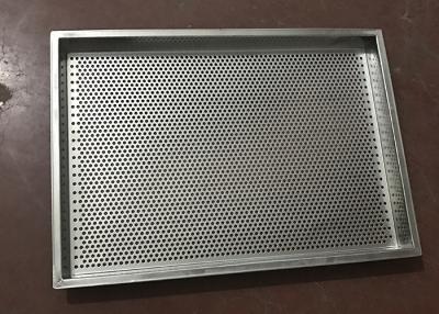 China Food Grade Stainless Steel 304 316 Perforated Metal Trays For Drying Herbs for sale