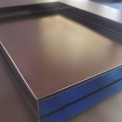 China Heavy Duty Custom Size Baking Pan Tray 304 Stainless Steel For Oven for sale