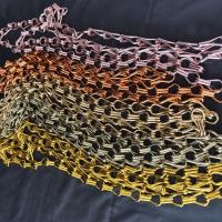 China Custom Aluminum Double Hook Chain Link Curtain for Space Division for sale
