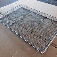 China 800x600mm Stainless Steel Wire Mesh Tray for Food Drying Baking Cooling for sale