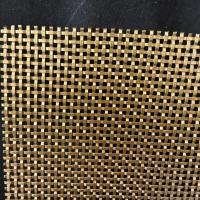 China Antique Brass Bronze Decorative Wire Mesh Woven Mesh Stainless Steel 304 in Cabinet Doors Screen for sale