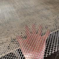 China High Quality Aluminum / Stainless Steel Decorative Metal Coil Drapery Mesh for Weddings Waterfall Room Divider for sale
