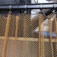 China High Quality Aluminum / Stainless Steel Decorative Metal Coil Drapery Mesh for Weddings Waterfall Room Divider for sale