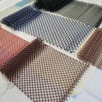 China Light Weight Aluminum Decorative Metal Wire Mesh Coil Drapery for Cabinet Doors for sale