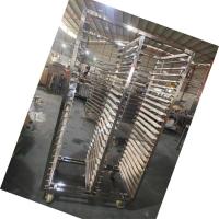 China Load-bearing Capacity Customized 304 Stainless Steel Tray Rack Trolley Drying Trolley For Drying Room for sale