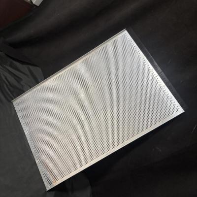 China Customized Rectangular Aluminum Baking Sheet Pan Right Angle Aluminum Bread Cookies Baking Tray for sale