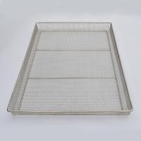 China Food Grade Stainless Steel 304 316 Oven Wire Mesh Baking Drying Trays for sale