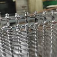 China Flexible Rod Conveyor Belt Stainless Steel Spiral Balanced Weave Wire Mesh Belt for sale