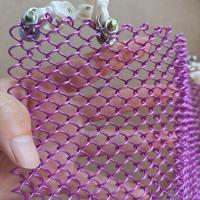 China Aluminum Cascade Coil Drapery Metal Mesh Curtain for Ceilings and Partitions for sale