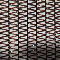 China Architectural Decorative Spiral Wires Stainless Steel Chain Link Conveyor Belt Mesh for sale
