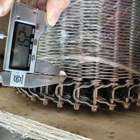 China Food Bread Cooling Tunnel  Line Mesh Chain Conveyor Belt For Bakery Cookie Biscuit for sale