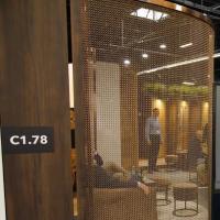 China Custom Size Gold Color Metal Decorative Stainless Steel Ring Curtain Mesh Fabric for sale