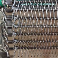China 304 Stainless Steel Spiral Metal Wire Mesh Conveyor Belt for Quick-freeze Cooling Tower for sale
