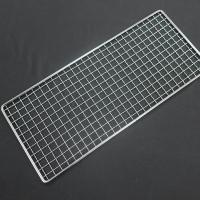 China Heat Resistant Rectangular Shape 304 Stainless Steel Outdoor BBQ Wire Mesh Grill for sale